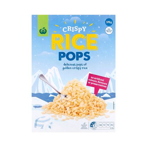 Woolworths Crispy Rice Pops 370g | bunch
