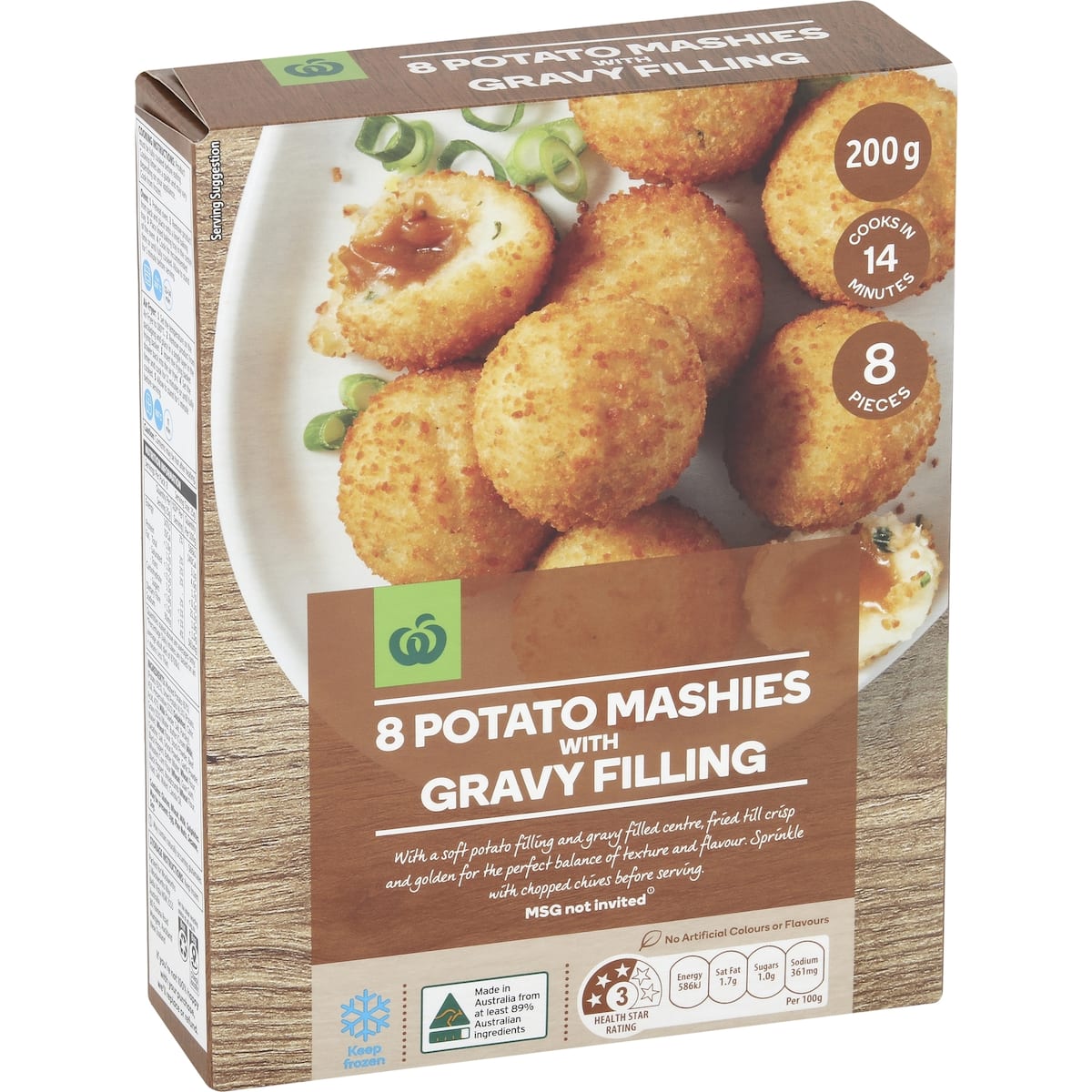 Woolworths Potato Mashie Filled With Gravy 200g | bunch