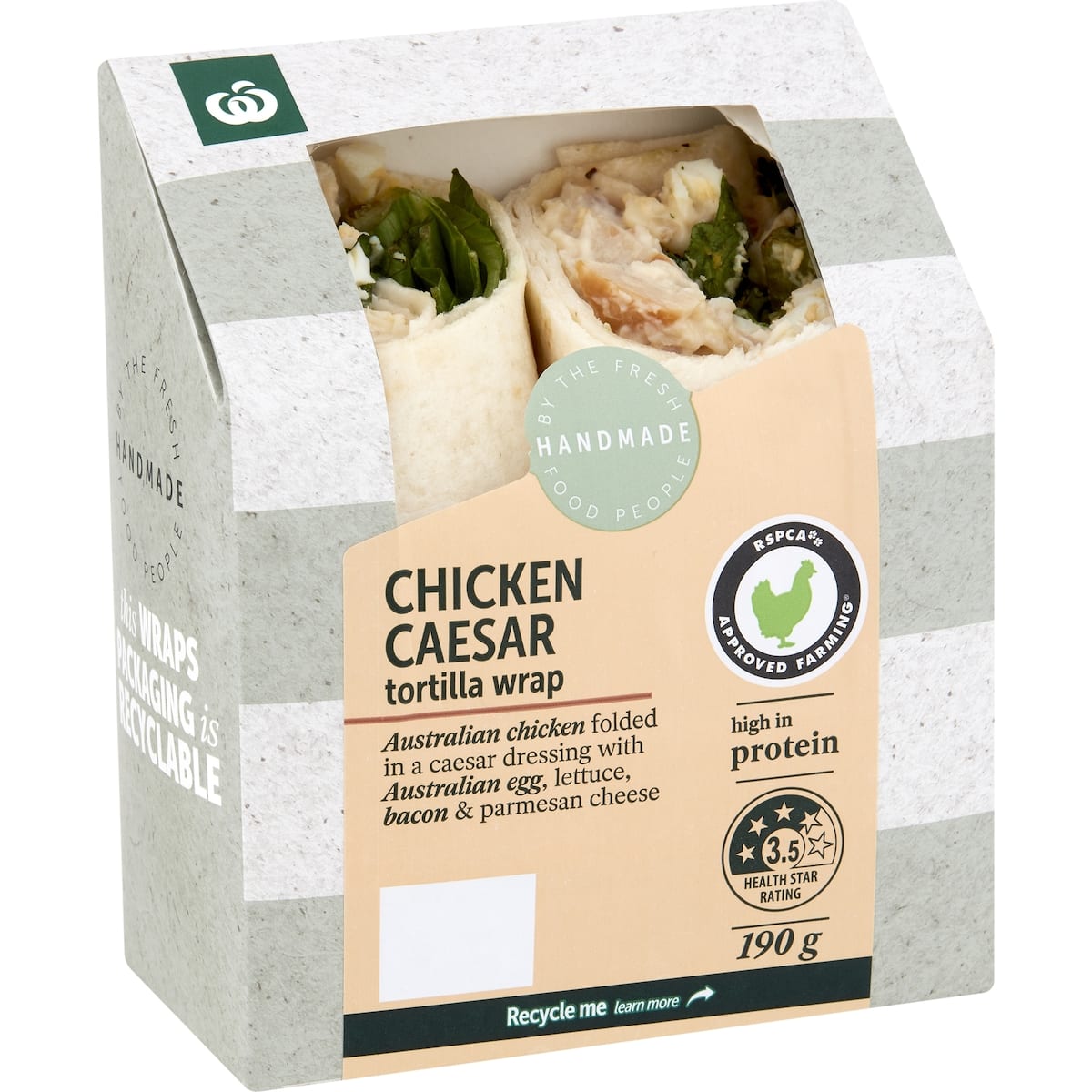 Woolworths Chicken Caesar Wrap 190g | bunch