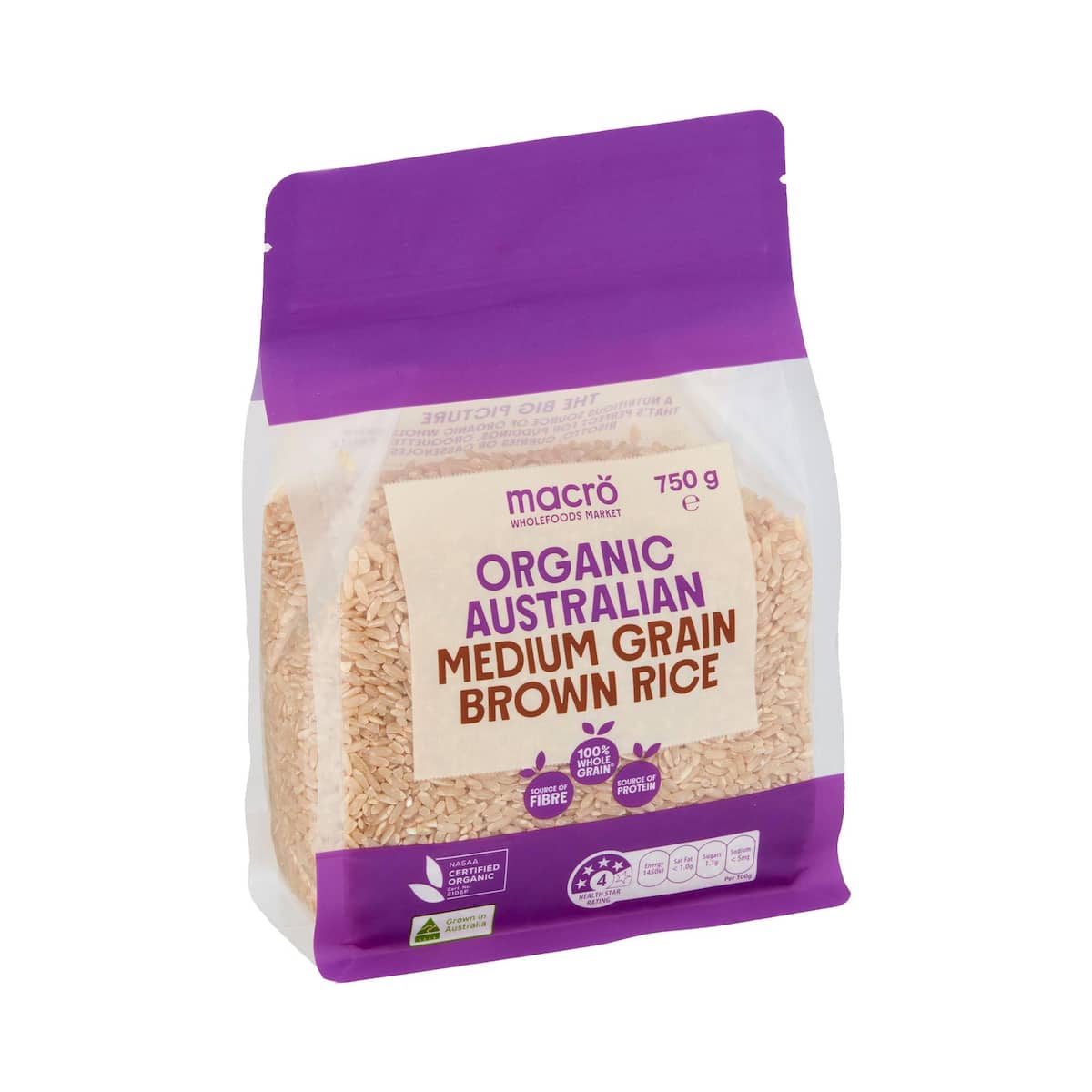 Macro Organic Brown Rice 750g | bunch