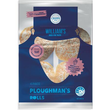 Get William's Ploughman Rolls 4 pack delivered to your doorsteps in ...