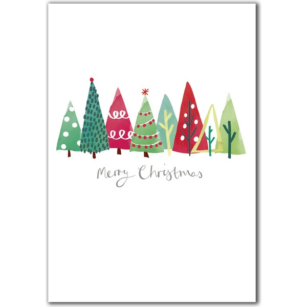 John Sands Christmas Boxed Cards Trees Each | Woolworths