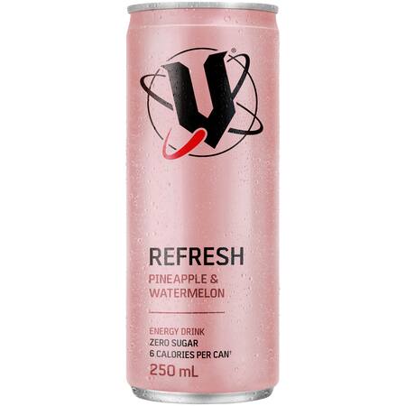 Get V Energy Refresh Pineapple & Watermelon Zero Sugar Can 250ml ...