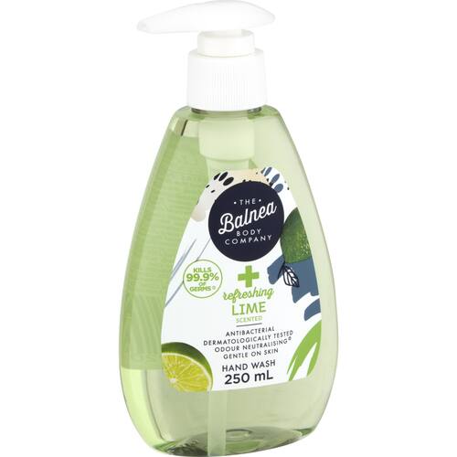 The Balnea Body Company Antibacterial Handwash Refreshing Lime 250ml ...