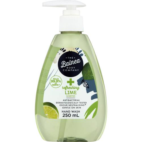 The Balnea Body Company Antibacterial Handwash Refreshing Lime 250ml ...