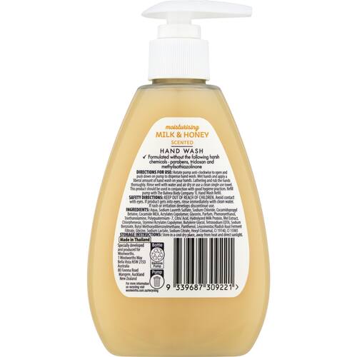 The Balnea Body Company Moisturising Hand Wash Milk & Honey 250ml | bunch