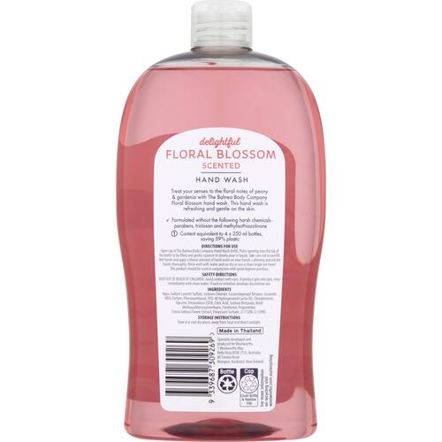 The Balnea Body Company Handwash Refill Delightful Floral Blossom 1L ...