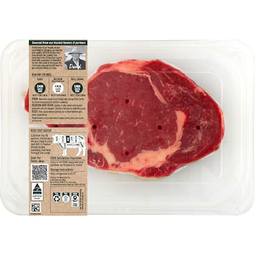 Beef Rib Eye Bone In 230g - 450g | bunch