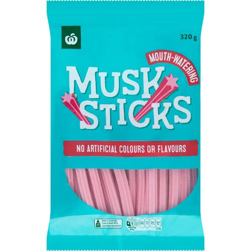 Woolworths Musk Sticks 320g | bunch