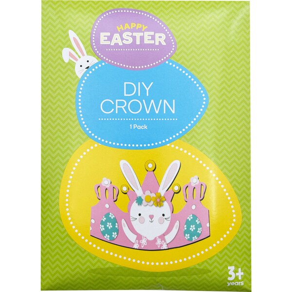 Easter DIY Crown Pink Bunny Each | Woolworths