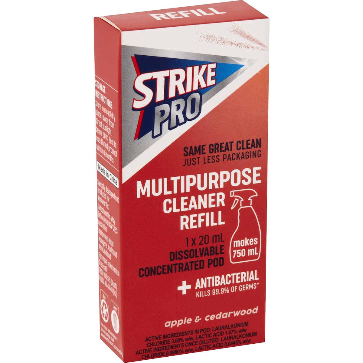 Strike Multipurpose Cleaner Refill Apple & Cedarwood 20ml | bunch
