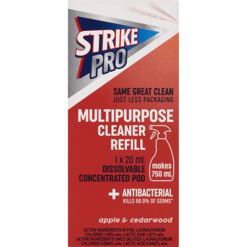 Strike Multipurpose Cleaner Refill Apple & Cedarwood 20ml | bunch