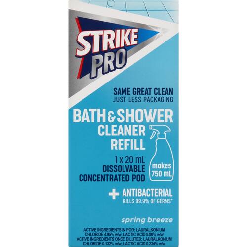 Strike Bath & Shower Cleaner Refill Spring Breeze 20ml | bunch