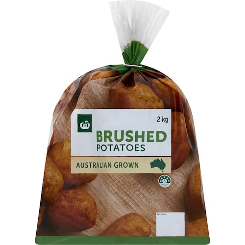 Woolworths Brushed Potatoes Bag 2kg | bunch