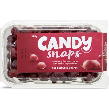 Get Candy Snaps Red Seedless Grapes 400g delivered to your doorsteps in ...