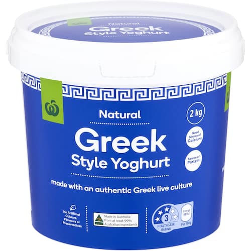 Woolworths Greek Yoghurt 2kg | bunch