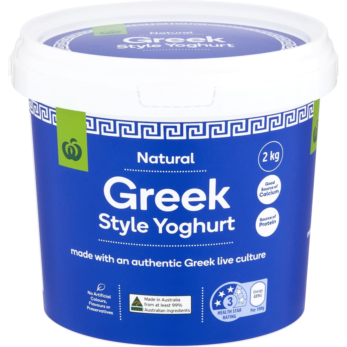 Woolworths Greek Yoghurt 2kg | bunch