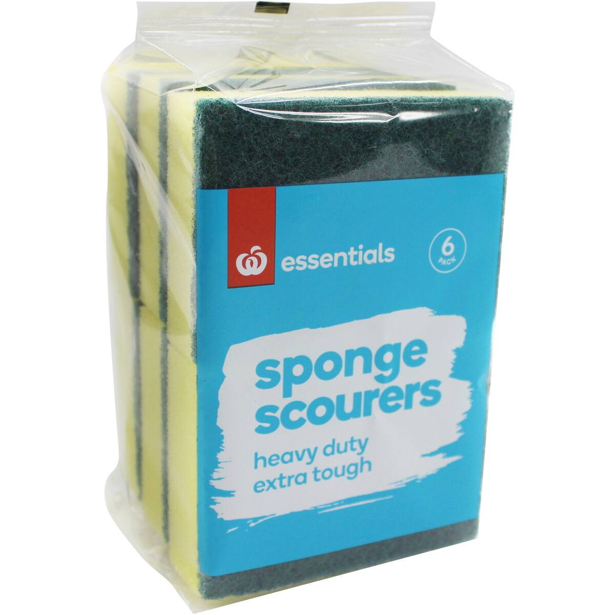 Essentials Scourer Sponge 6 Pack | bunch