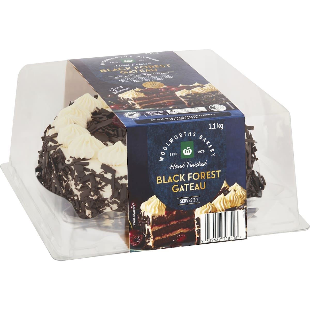 Woolworths Black Forest Cake 1.1kg | bunch