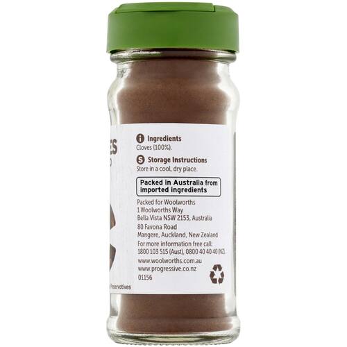 Woolworths Cloves Ground 30g | bunch
