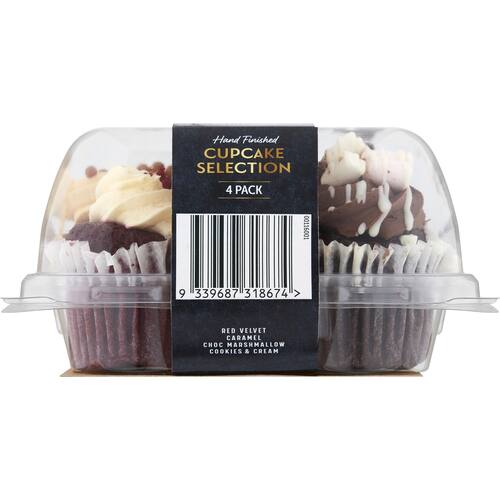 Woolworths Assorted Iced Cupcakes 4 Pack | bunch