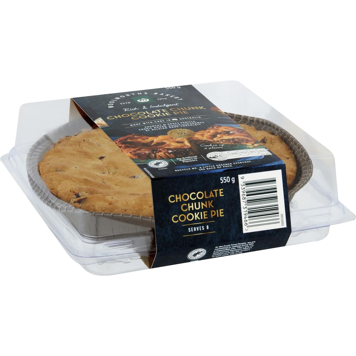 Woolworths Chocolate Cookie Pie 550g | bunch