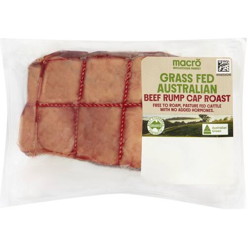 Macro Grass Fed Beef Rump Roast 450g - 850g | bunch