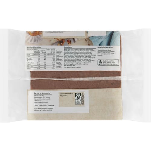 Woolworths Traditional Light Fruit Cake 700g | bunch