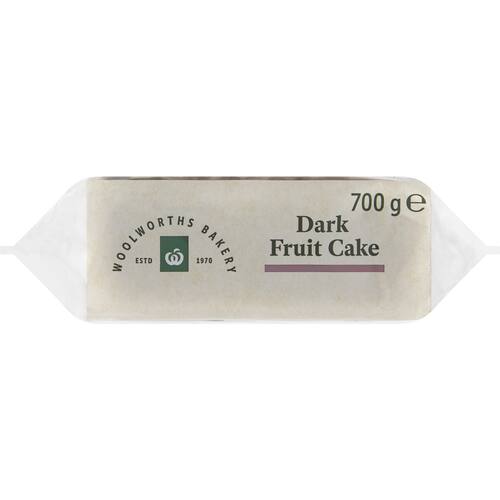 Woolworths Traditional Dark Fruit Cake 700g | bunch
