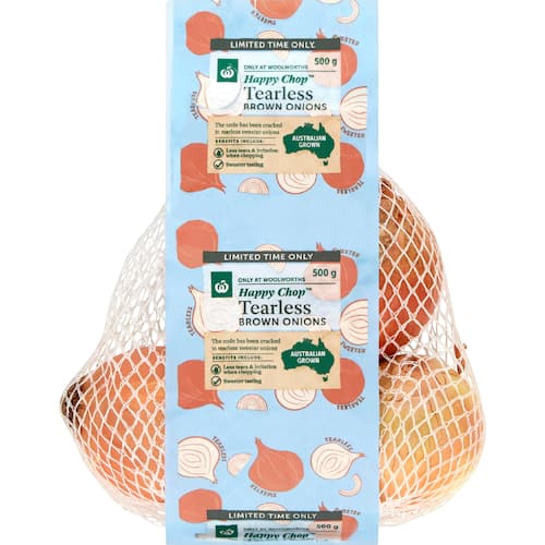 Happy Chop Tearless Brown Onions 500g | bunch