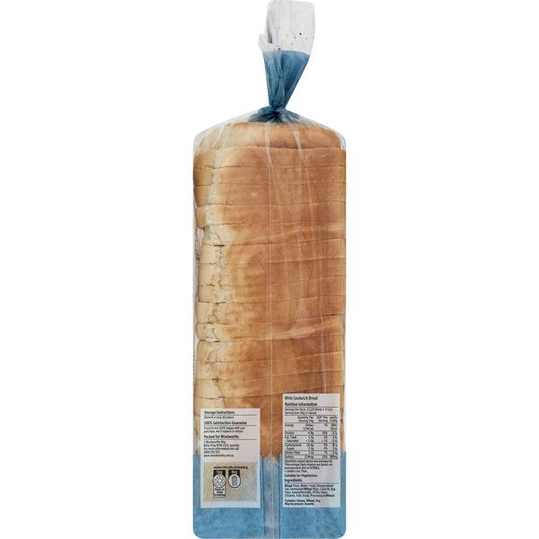 Woolworths White Sandwich Bread 650g | bunch