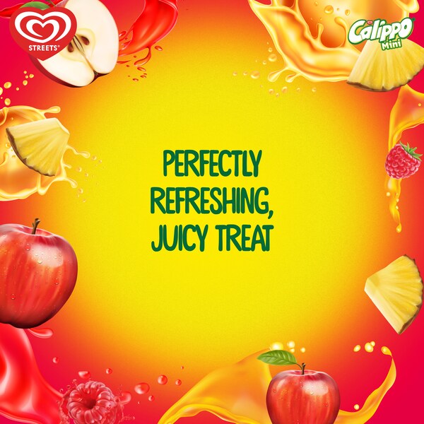 Calippo Streets Mini Water Ice Block Raspberry Pineapple 10 Pack ...
