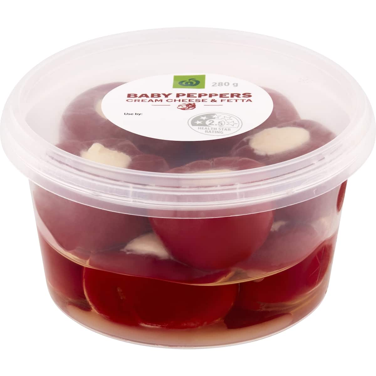 Woolworths Baby Pepper Bells Fetta Filled 280g | bunch