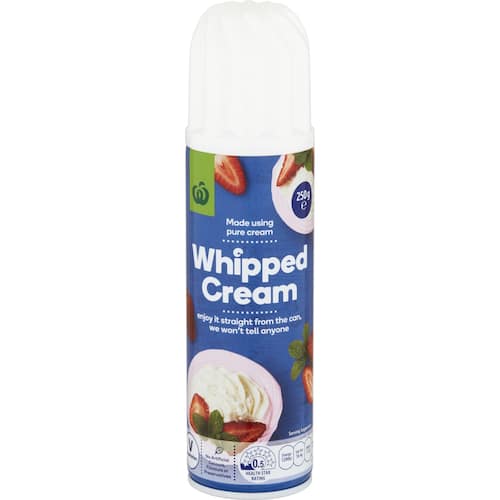 Woolworths Whipped Cream 250g | bunch