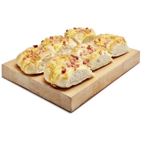 Woolworths Bread Rolls Bacon and Cheese 6 Pack | bunch