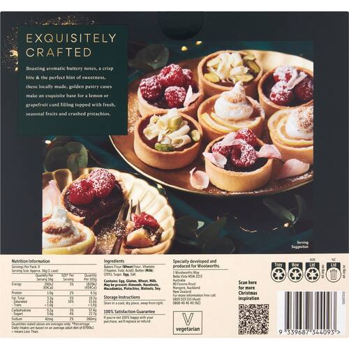Woolworths Gold All Butter Pastry Cases 9 pack | bunch