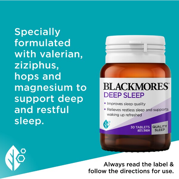 Blackmores Deep Sleep Capsules 30 Pack | Woolworths
