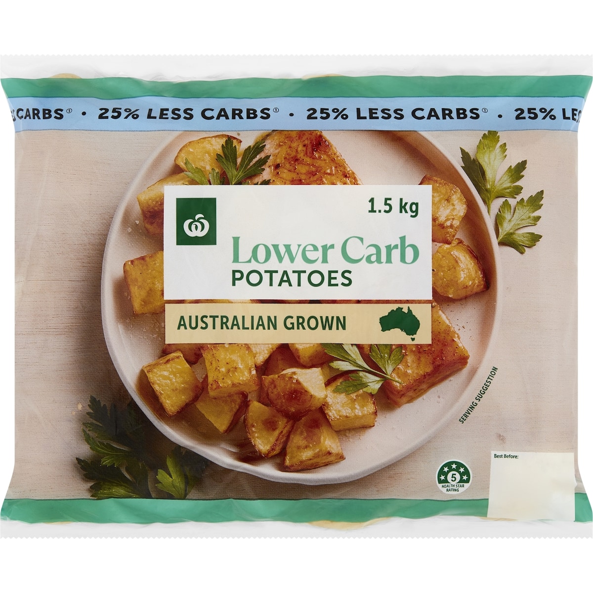 Woolworths Lower Carb Potatoes 1.5kg | bunch