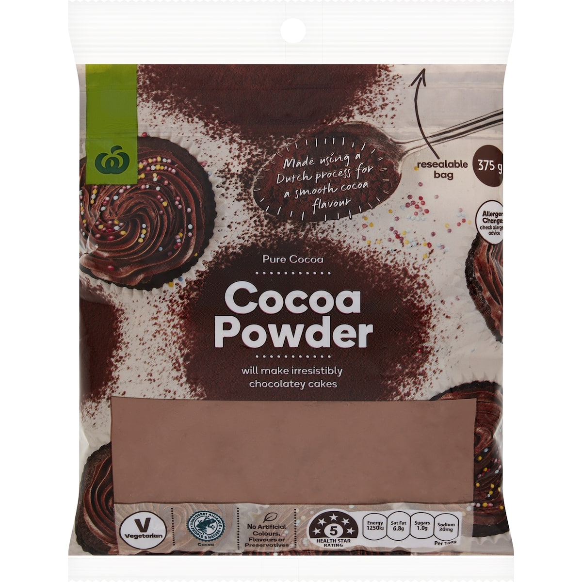 Woolworths Cocoa Powder 375g | bunch