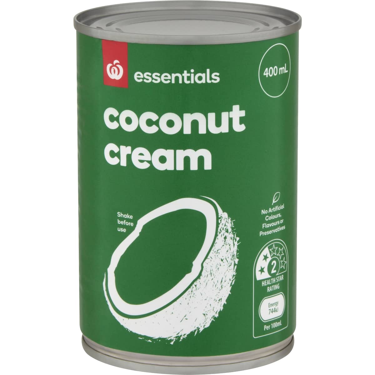 Woolworths Essentials Coconut Cream 400ml | bunch