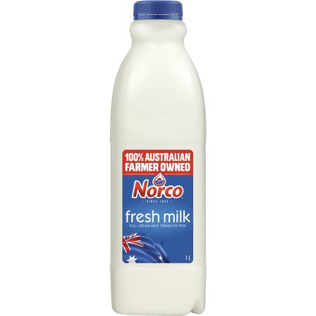 Get Norco Full Cream Milk 1l delivered to your doorsteps in minutes | AU