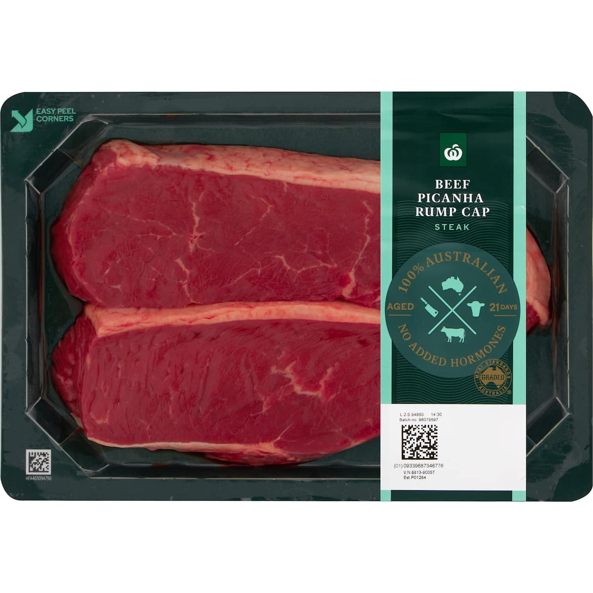 Woolworths Premium Beef Picanha Rump Cap Steak 300g - 500g | bunch