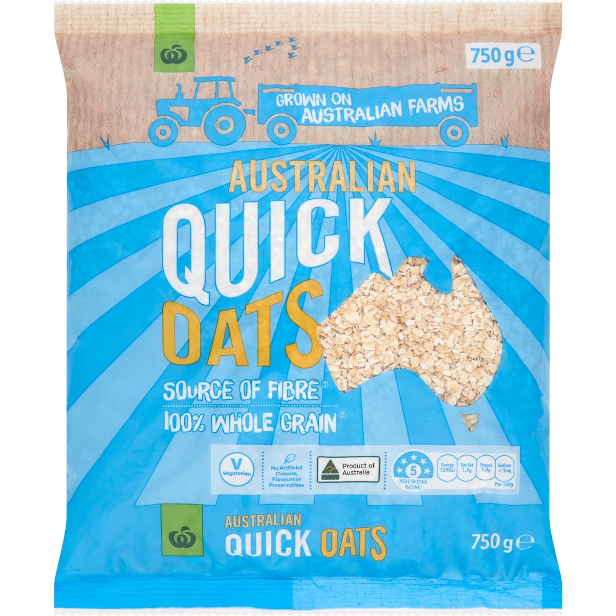 Woolworths Quick Oats 750g | bunch