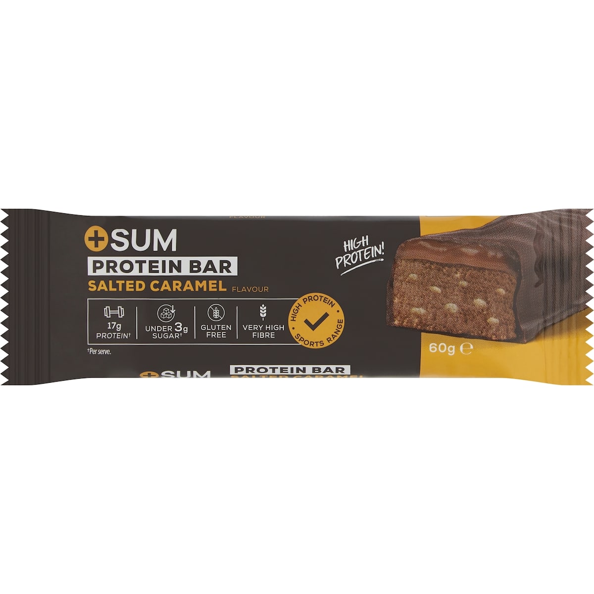 +sum Protein Bar Salted Caramel 60g | bunch