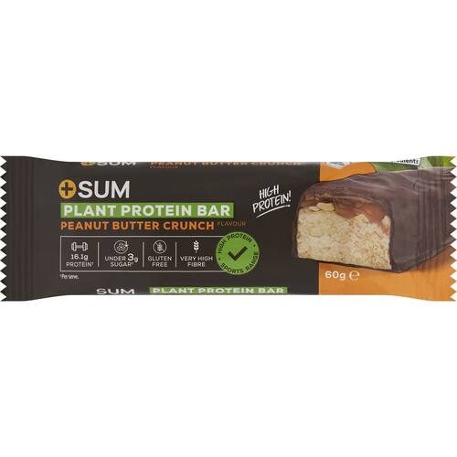 +sum Plant Protein Bar Peanut Butter Crunch 60g | bunch