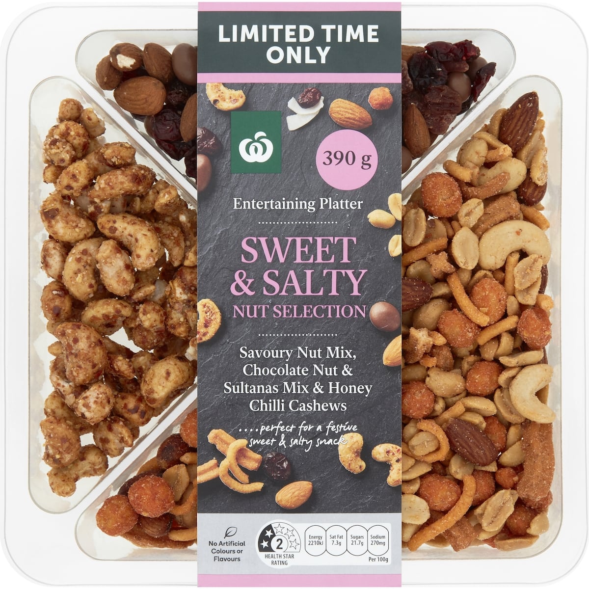 Woolworths Festive Sweet and Salty Platter 390g | bunch