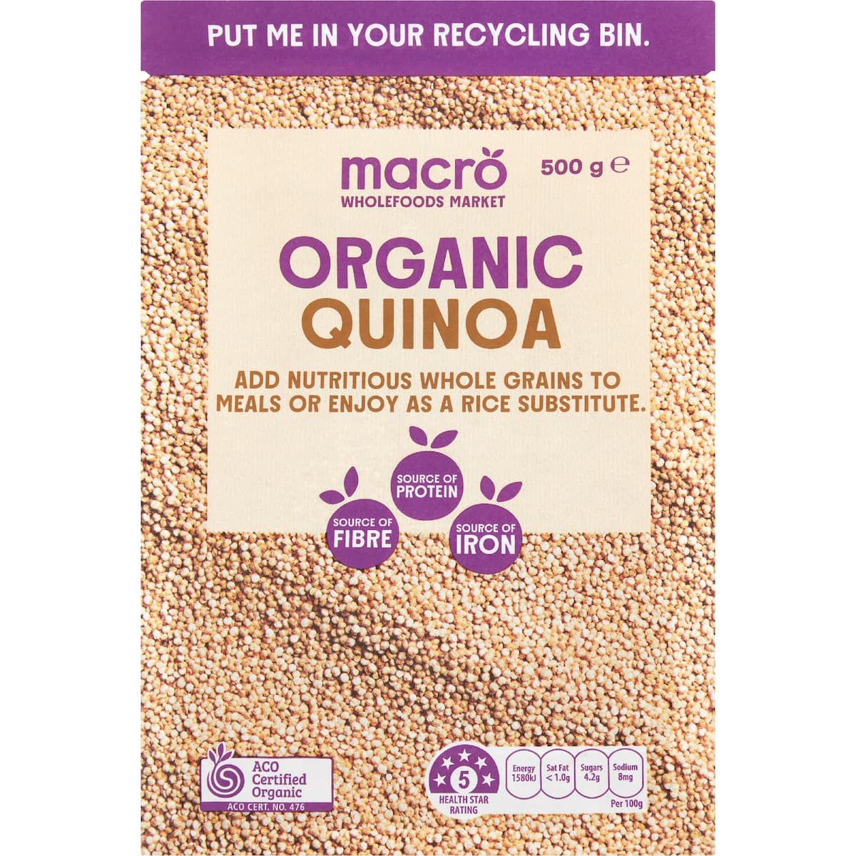 Macro Organic Quinoa 500g | bunch