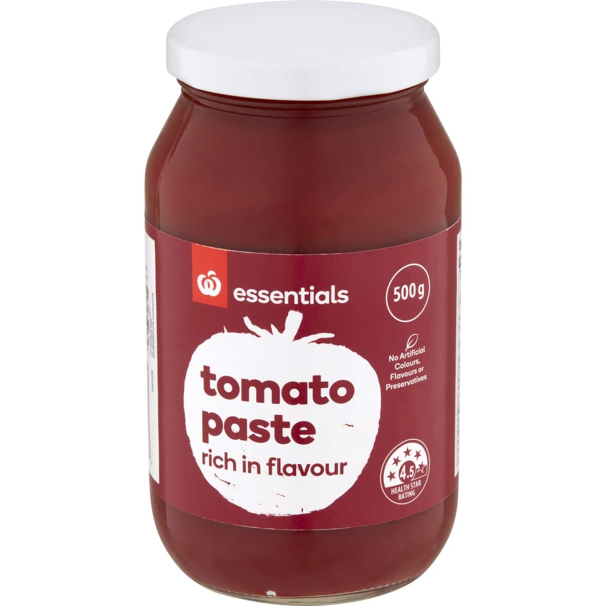 Woolworths Essentials Tomato Paste 500g | bunch