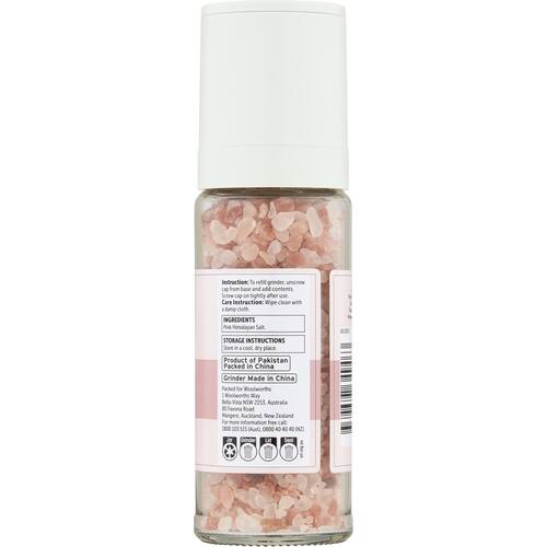 Woolworths Himalayan Pink Salt Refillable Grinder 250g | bunch