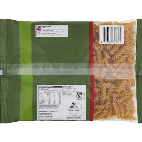Woolworths Pasta Spirals 500g | bunch